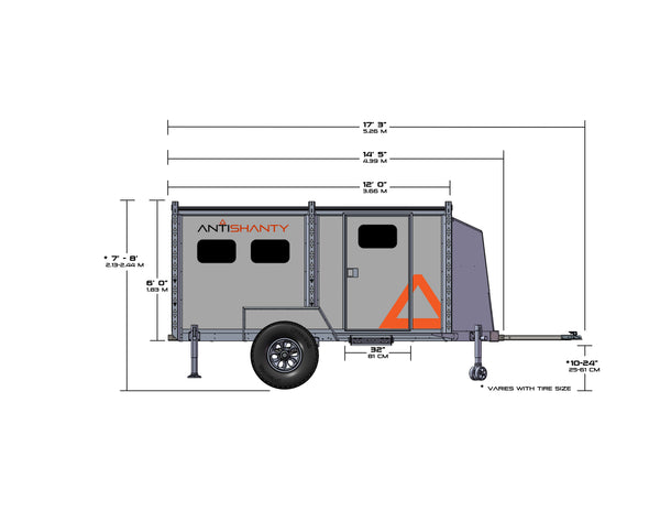 AS-1 A-Frame Camper Trailer | Lightweight Overlanding Trailer – ANTISHANTY